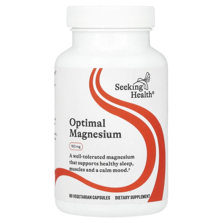 Seeking Health, Optimal Magnesium, магний, 150 мг, 90 вегетарианских ...
