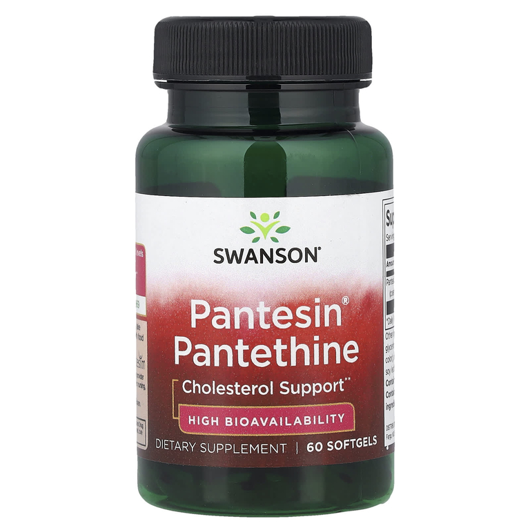Swanson Vitamins, Pantesin®, пантетин, 60 капсул (300 мг в 1 капсуле ...