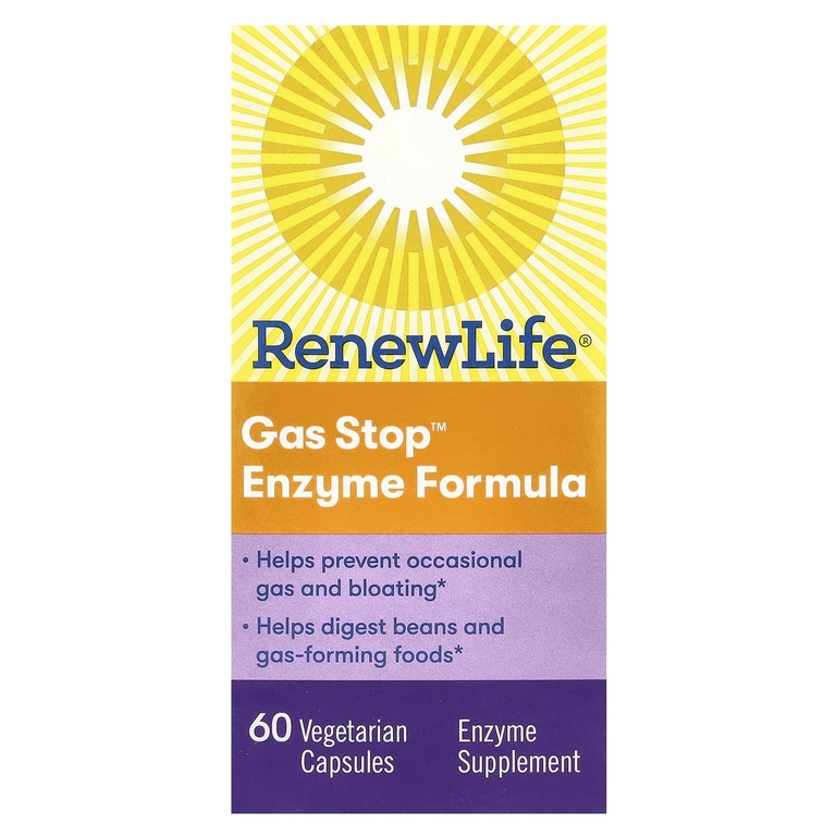 Renew Life, комплекс пищеварительных ферментов для предотвращения ...