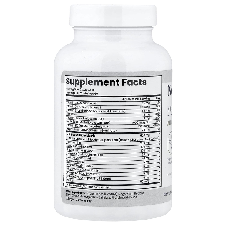 Zen Nutrients, NeuraZenx®, поддержка нервов, 120 растительных капсул ...