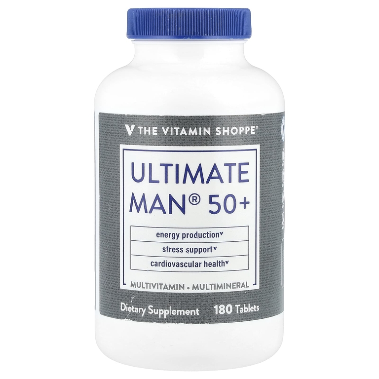 The Vitamin Shoppe, Ultimate Man® 50+, мультивитамины и мультиминералы ...