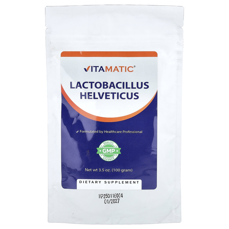 Vitamatic, лактобактерии гельветикус (Lactobacillus helveticus), 100 г ...