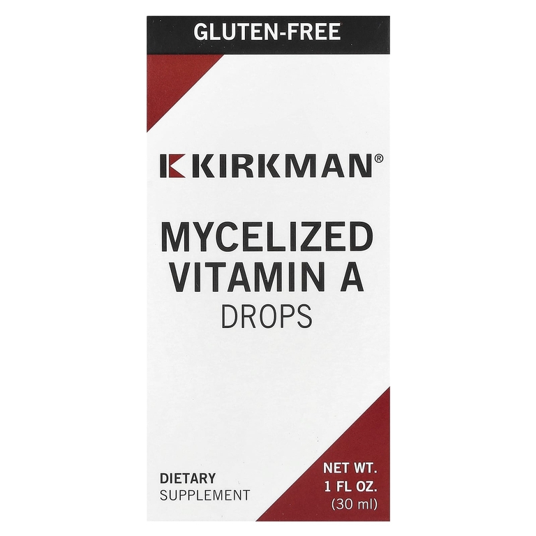 Kirkman Labs, мицеллярный витамин A, в каплях, 30 мл (1 жидк. унция ...